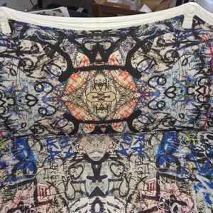 Graffiti Sofa Designed by A&A Textiles. One-of-a-kind Fabric ...