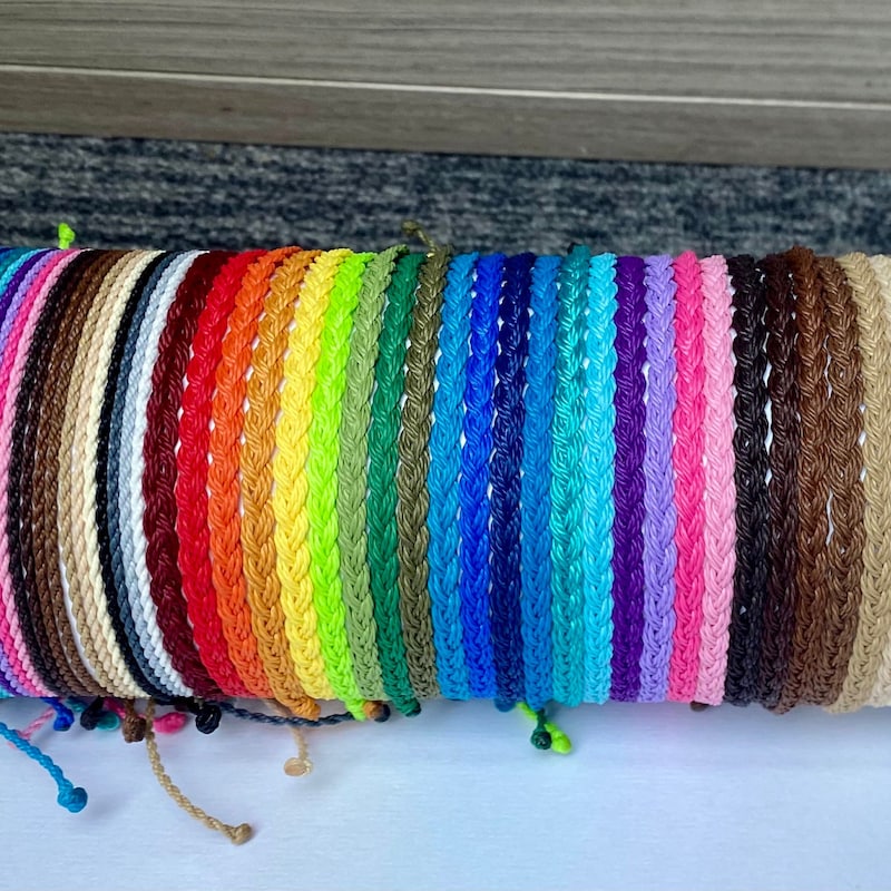 Wax String Bracelet - Etsy