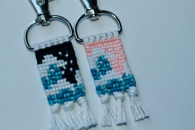 Great Wave Wall Hanging and Keychains - Etsy