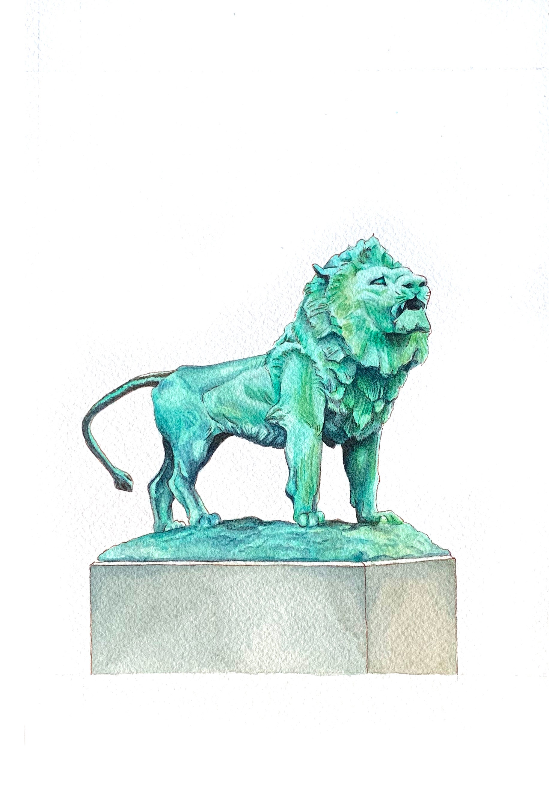 Chicago Art Institute Lions