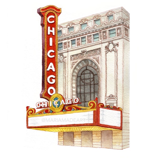Chicago Art Print - Etsy