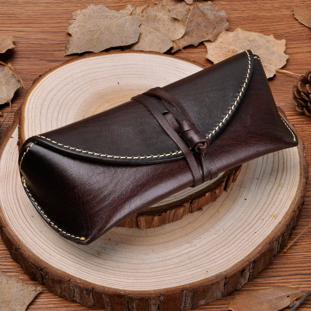 Eyeglasses Holder Leather Hard Eyeglass Case Unisex Sunglasses Holder Best T For Him Or Her