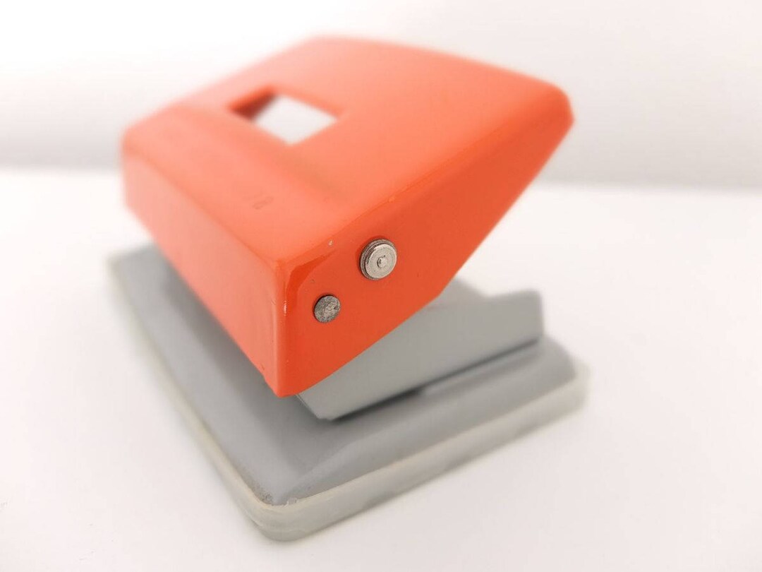 Puncher Office Supplies Orange Office Supplies Office Desk Office ...