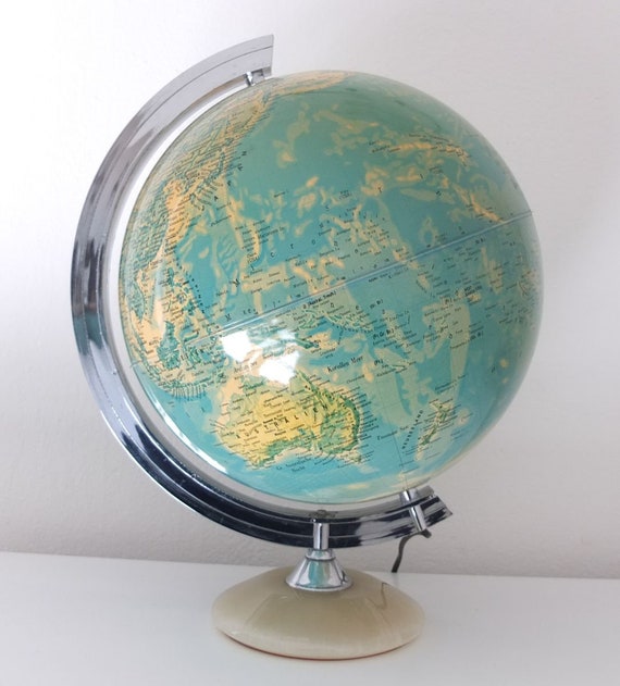 Wereldbol Kaart Omtrek