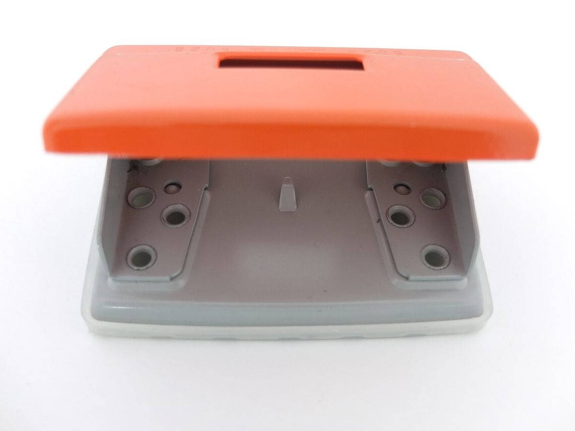 Puncher Office Supplies Orange Office Supplies Office Desk - Etsy