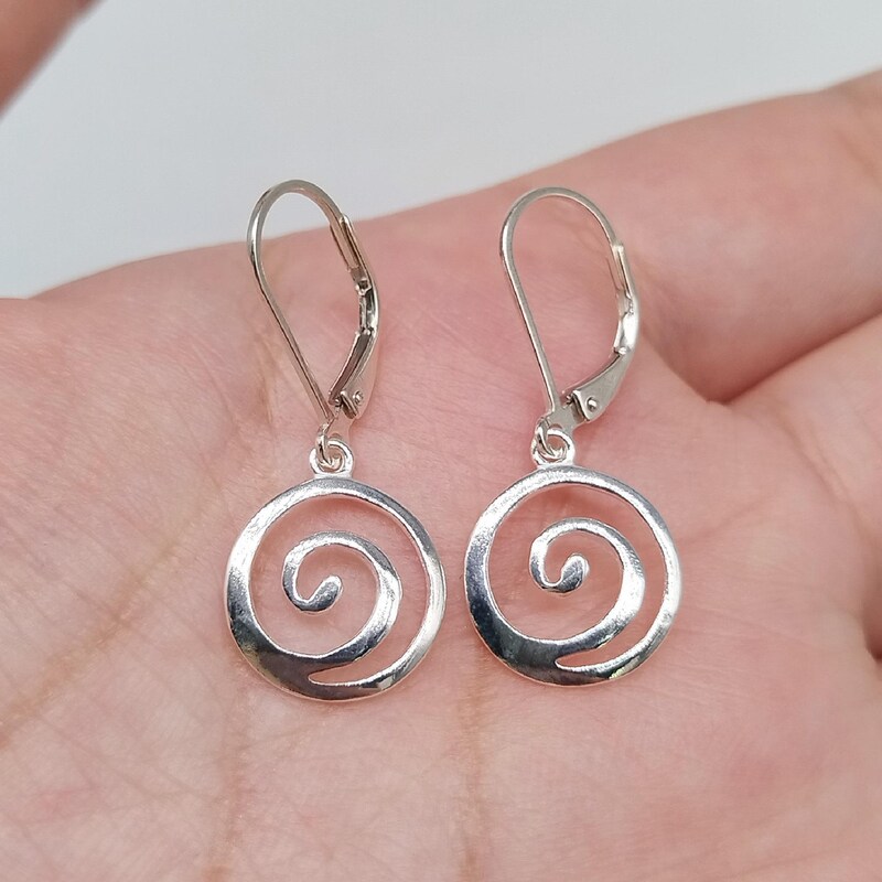 Swirl Earrings - Etsy