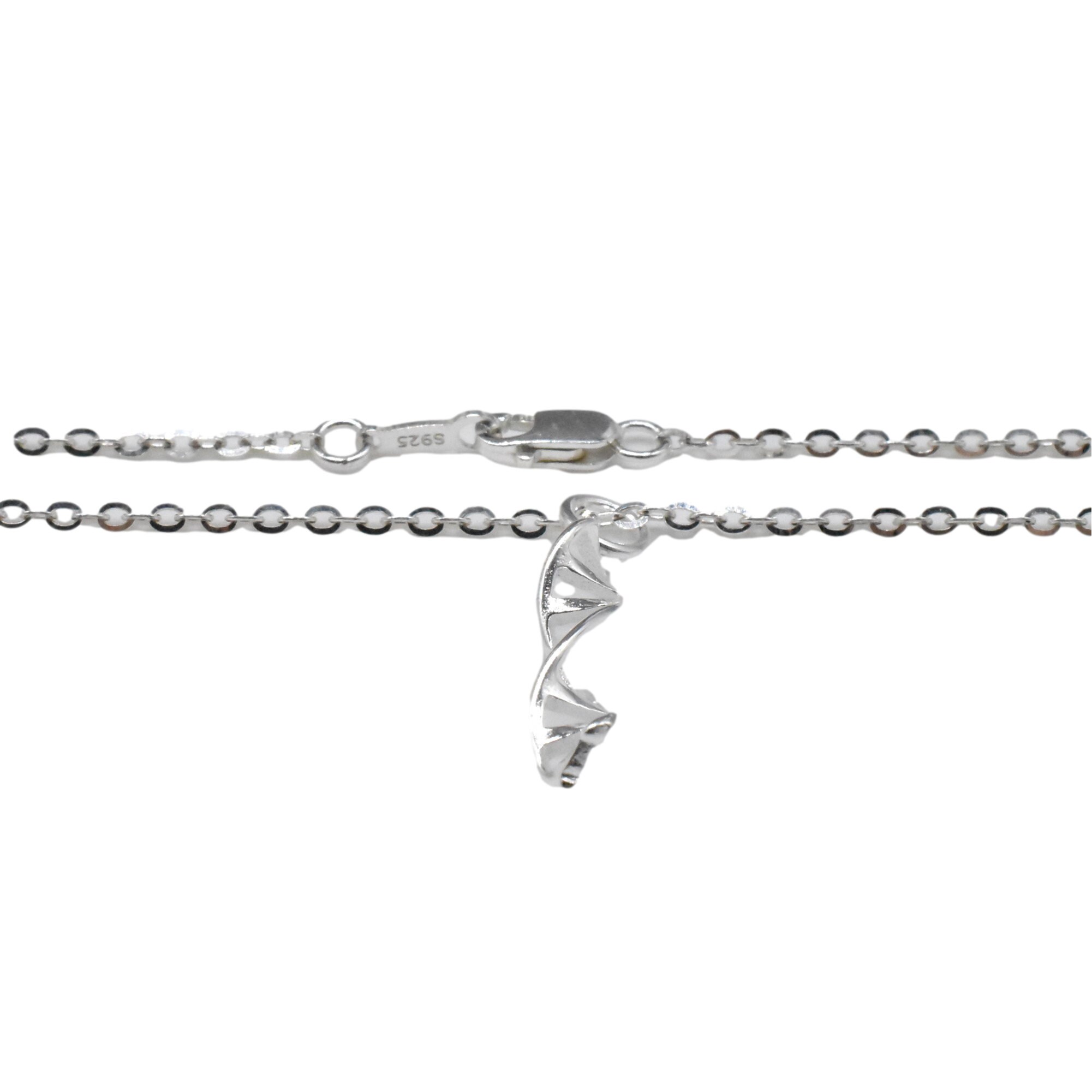 Sterling Silver DNA Necklace, 925 Silver DNA Necklace, Double Helix ...