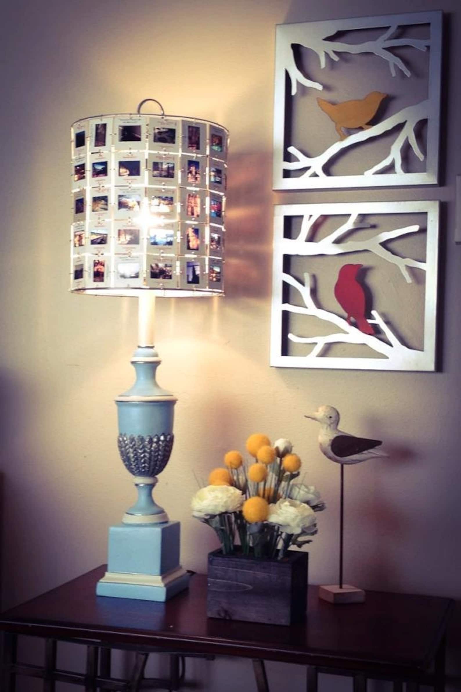 Custom Order: Handcrafted 35mm Slide Lamp Shade - Etsy