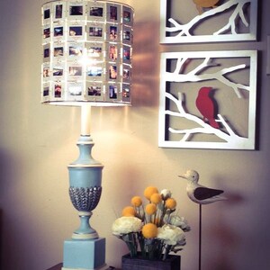 Custom Order: Handcrafted 35mm Slide Lamp Shade - Etsy