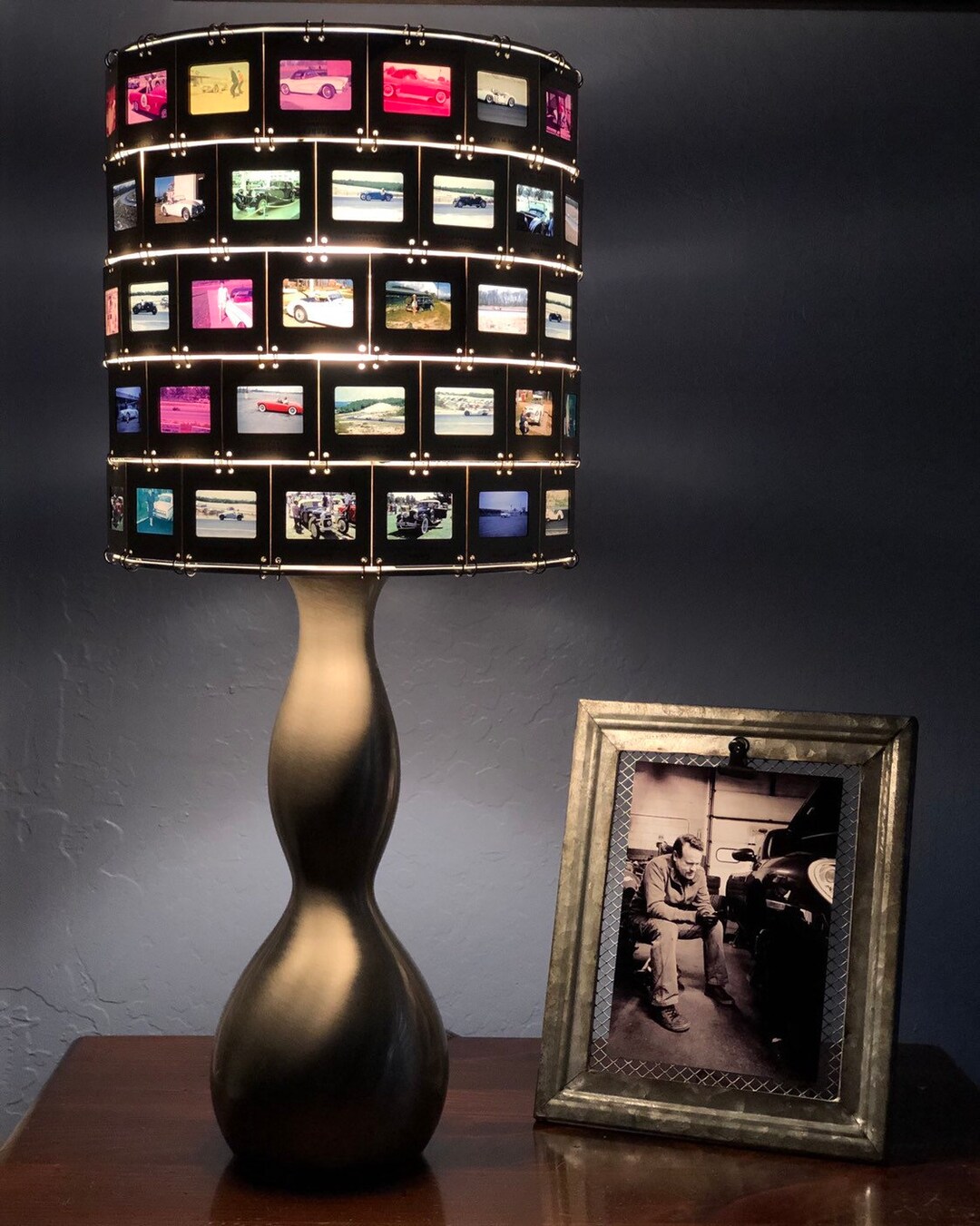 Custom Order: Handcrafted 35mm Slide Lamp Shade - Etsy