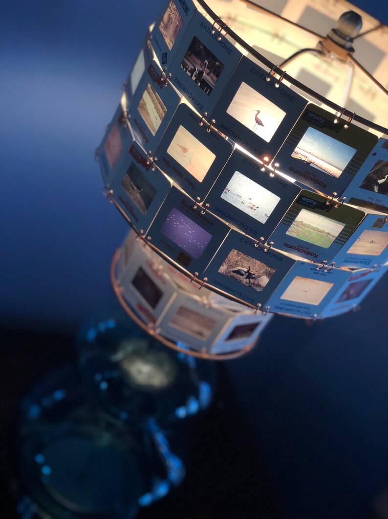 Custom Order: Handcrafted 35mm Slide Lamp Shade - Etsy
