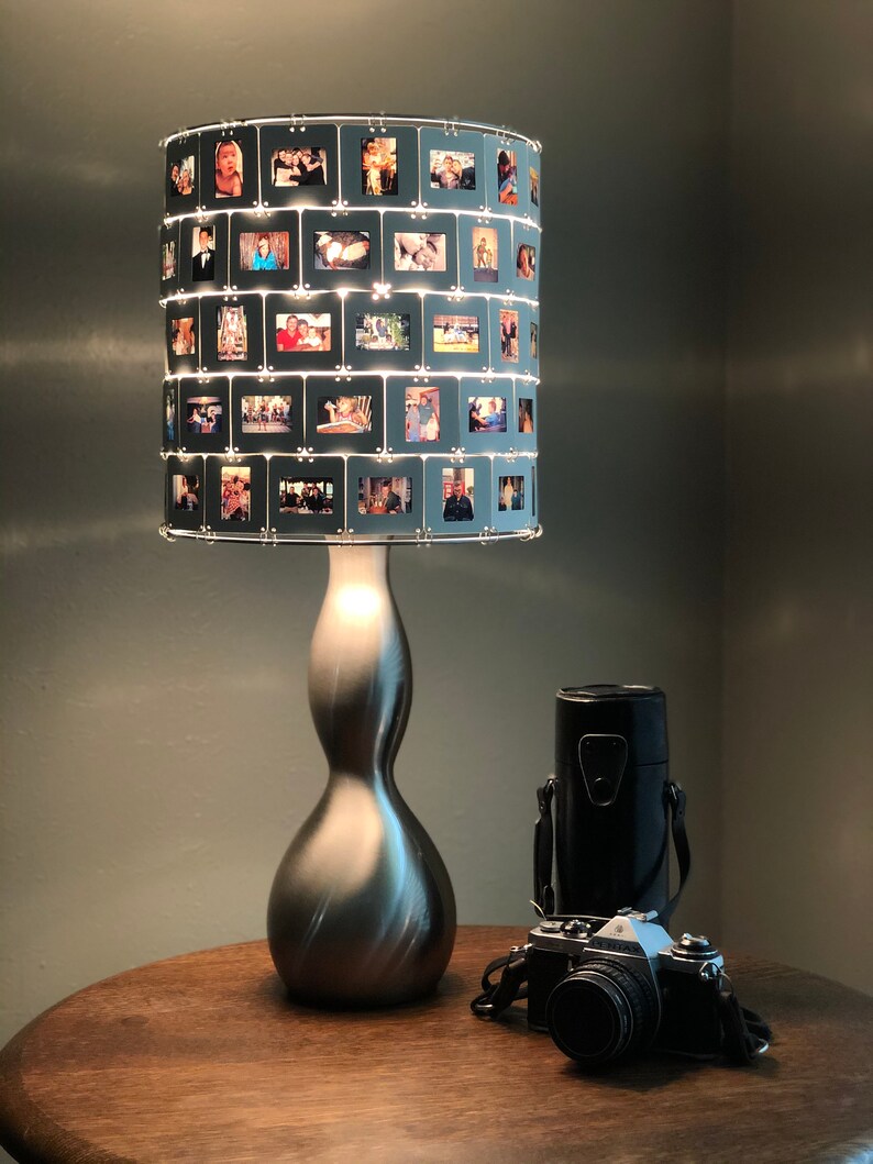Custom Order: Handcrafted 35mm Slide Lamp Shade - Etsy