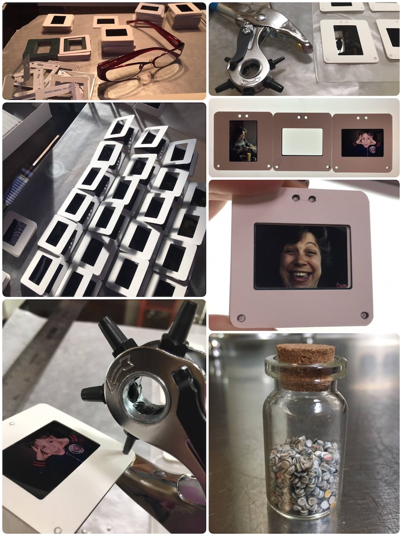 Custom Order: Handcrafted 35mm Slide Lamp Shade - Etsy