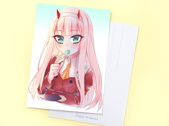 Zero Two Print - Etsy