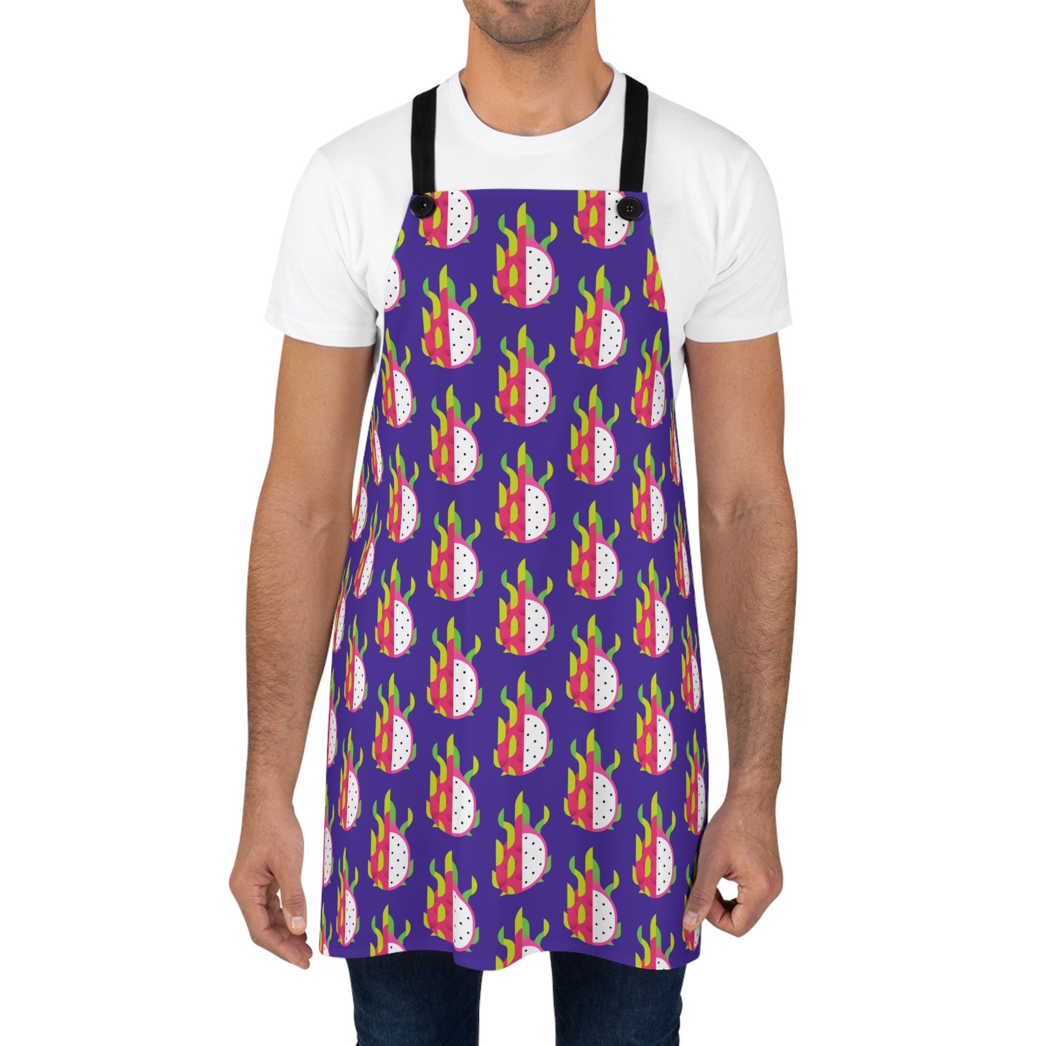 Modern Dragon Fruit Apron Keeps You Clean, Arty and Stylish; Garden ...