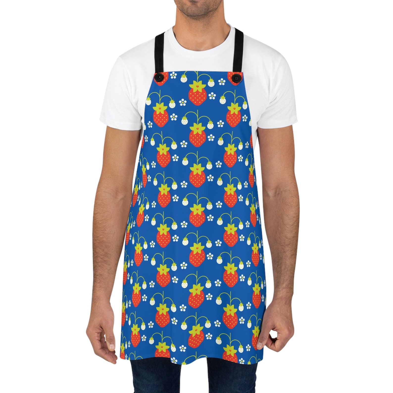 Modern Strawberry Apron Keeps You Clean and Stylish; Modern Fruit Apron ...