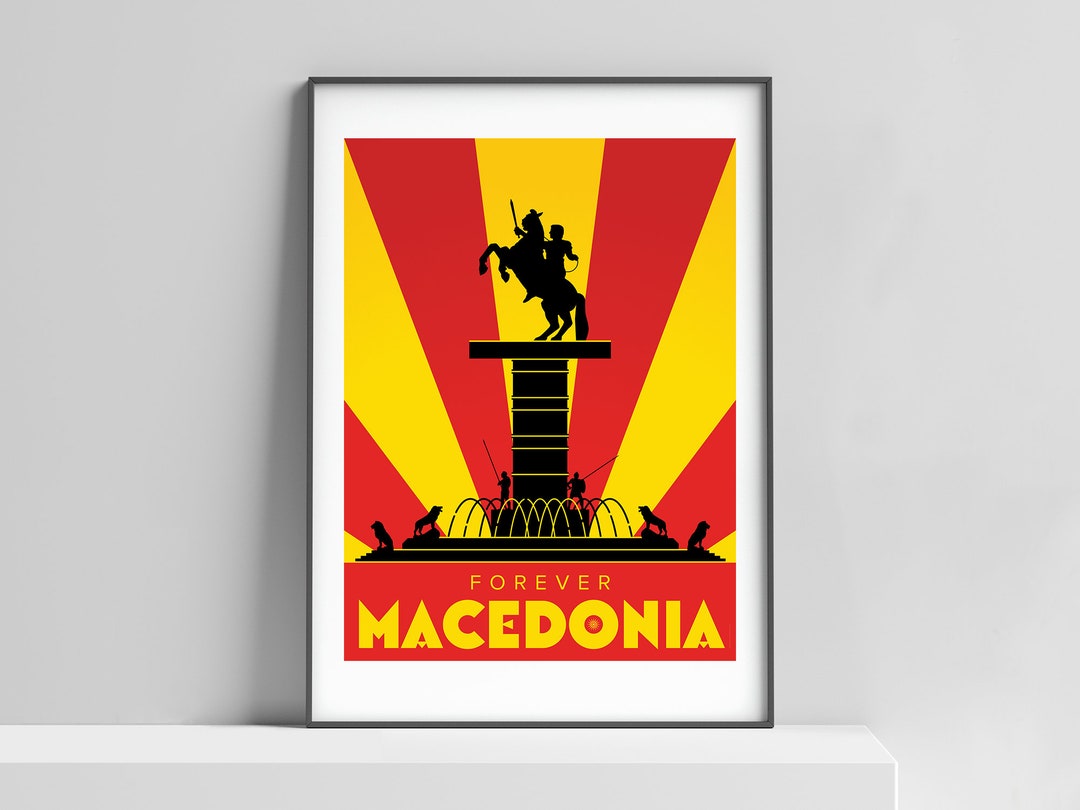 Macedonia Poster Print Design for the Home & Office, Travel Poster ...