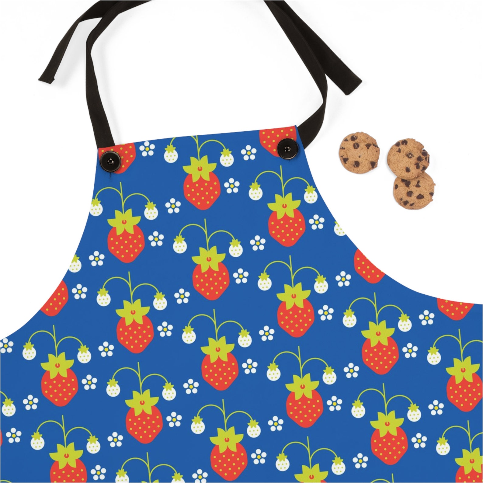 Modern Strawberry Apron Keeps You Clean and Stylish; Modern Fruit Apron ...