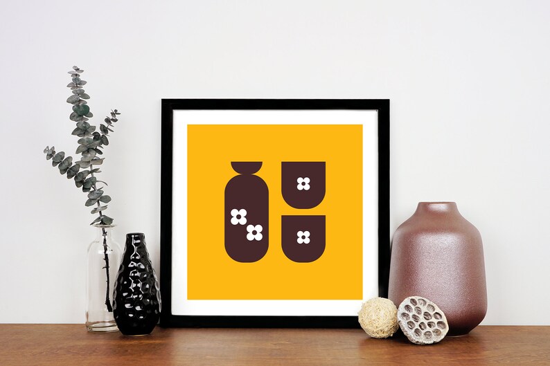 Japanese Sake Print for Home, Apartment, Kitchen; Sake Set, Japanese ...