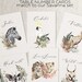 Jungle Animals Table Number Cards Online Editable Table - Etsy