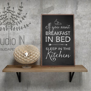 Chalkboard Printable, Funny Kitchen Sign, Chalkboard Kitchen Decor ...