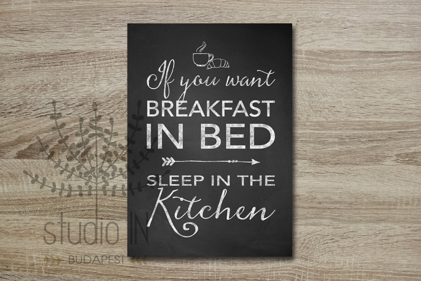 Chalkboard Printable Funny Kitchen Sign Chalkboard Kitchen - Etsy