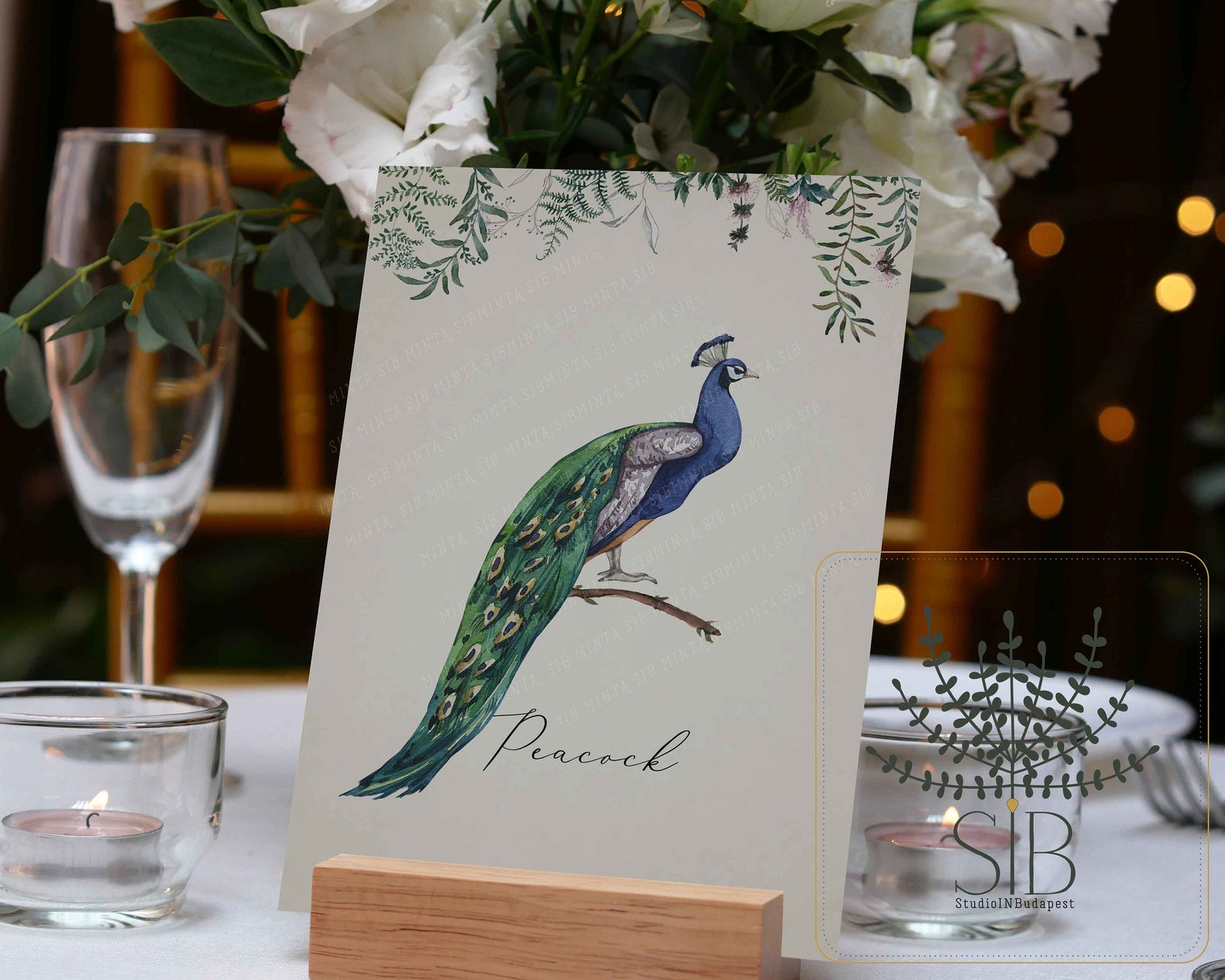 BIRDS TABLE NUMBERS With All Kind of Birds - Etsy