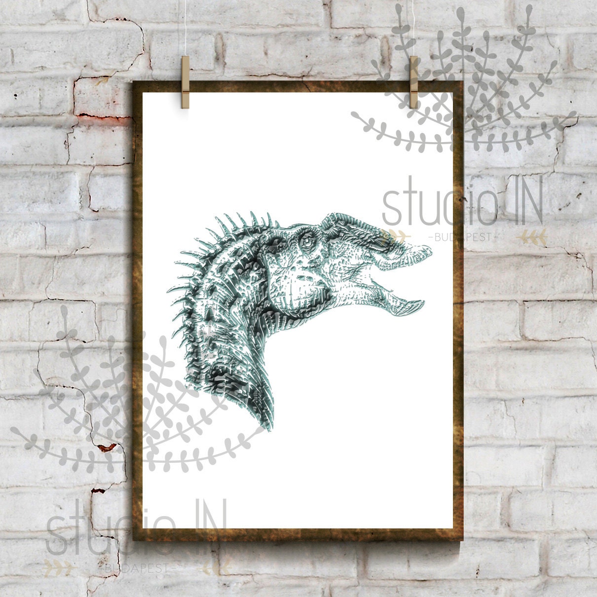 DINOSAUR PRINT 6 Printable Instant Download Dino Kids - Etsy