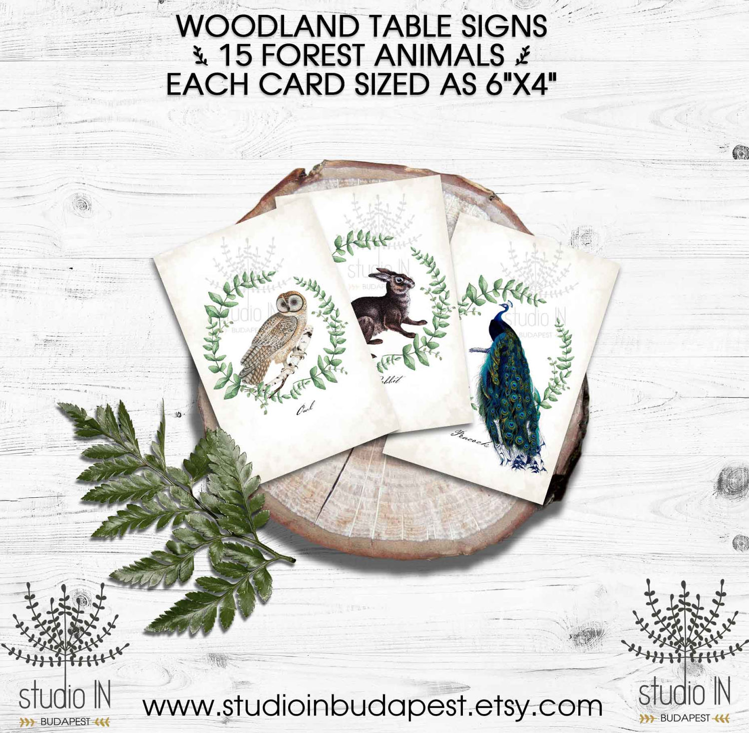 PRINTABLE TABLE SIGN woodland Table sign woodland table | Etsy