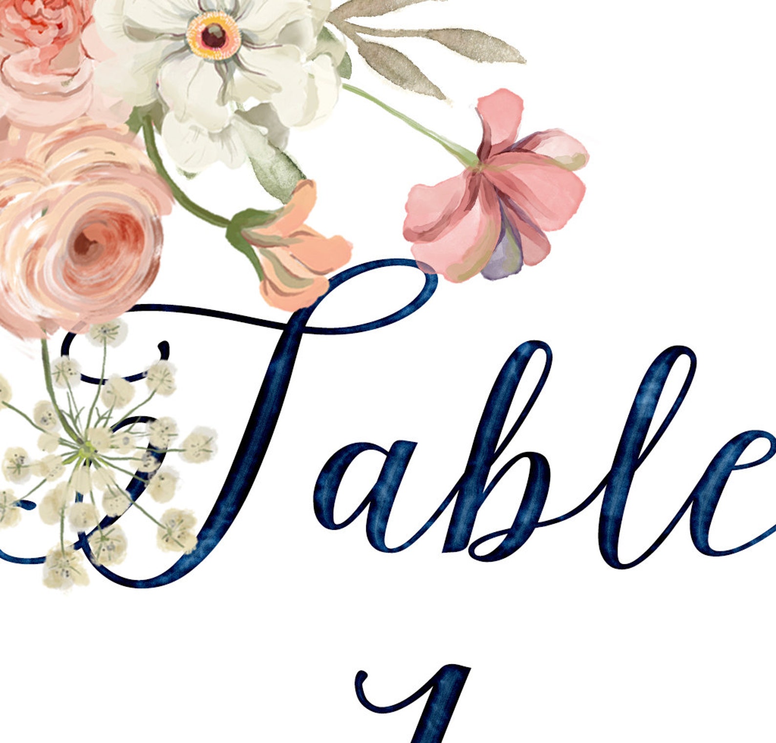 Wedding Table Numbers 1-20 Printable Table Numbers Rustic | Etsy