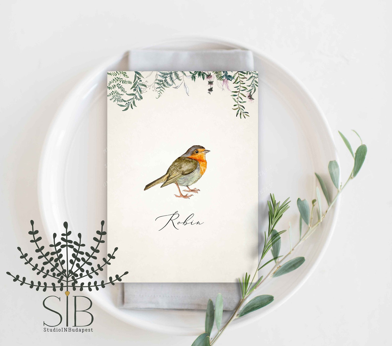 BIRDS TABLE NUMBERS With All Kind of Birds - Etsy