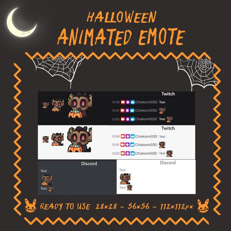 Phantump Candy Animated Emotes for Twitch and Discord - Etsy