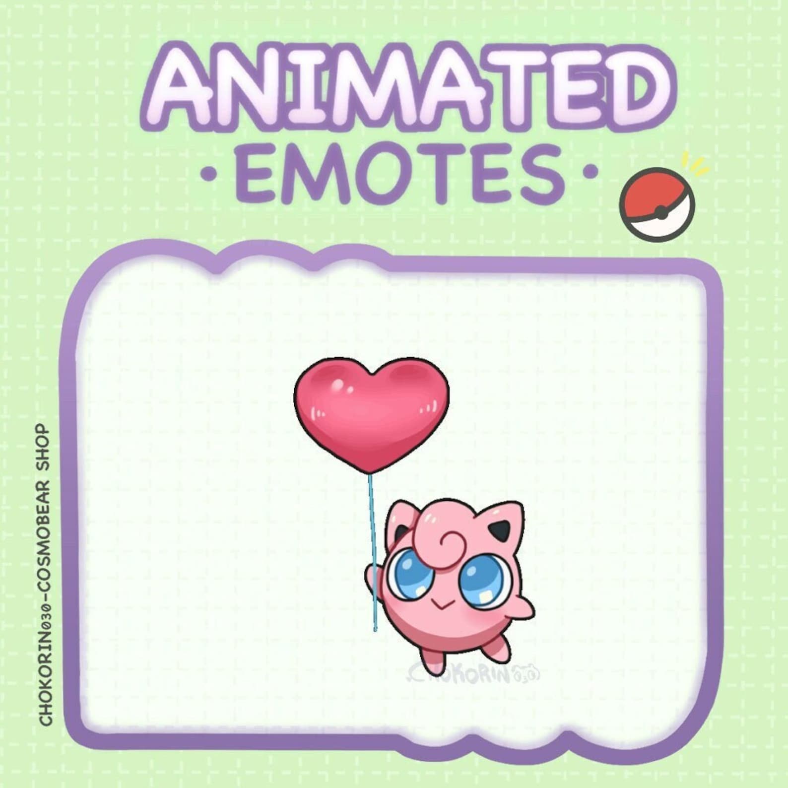 Jigglypuff Fly Animated Emote - Etsy