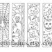 Coloring Bookmarks Halloween Coloring Bookmarks PDF - Etsy