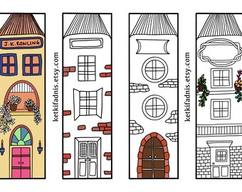 Coloring Bookmarks Bookmarks Coloring Page Instant PDF - Etsy Canada