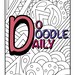Do Doodle Daily PDF Digital Download Daily Prompts - Etsy
