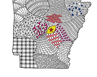 Alaska Coloring Page (Download Now) - Etsy