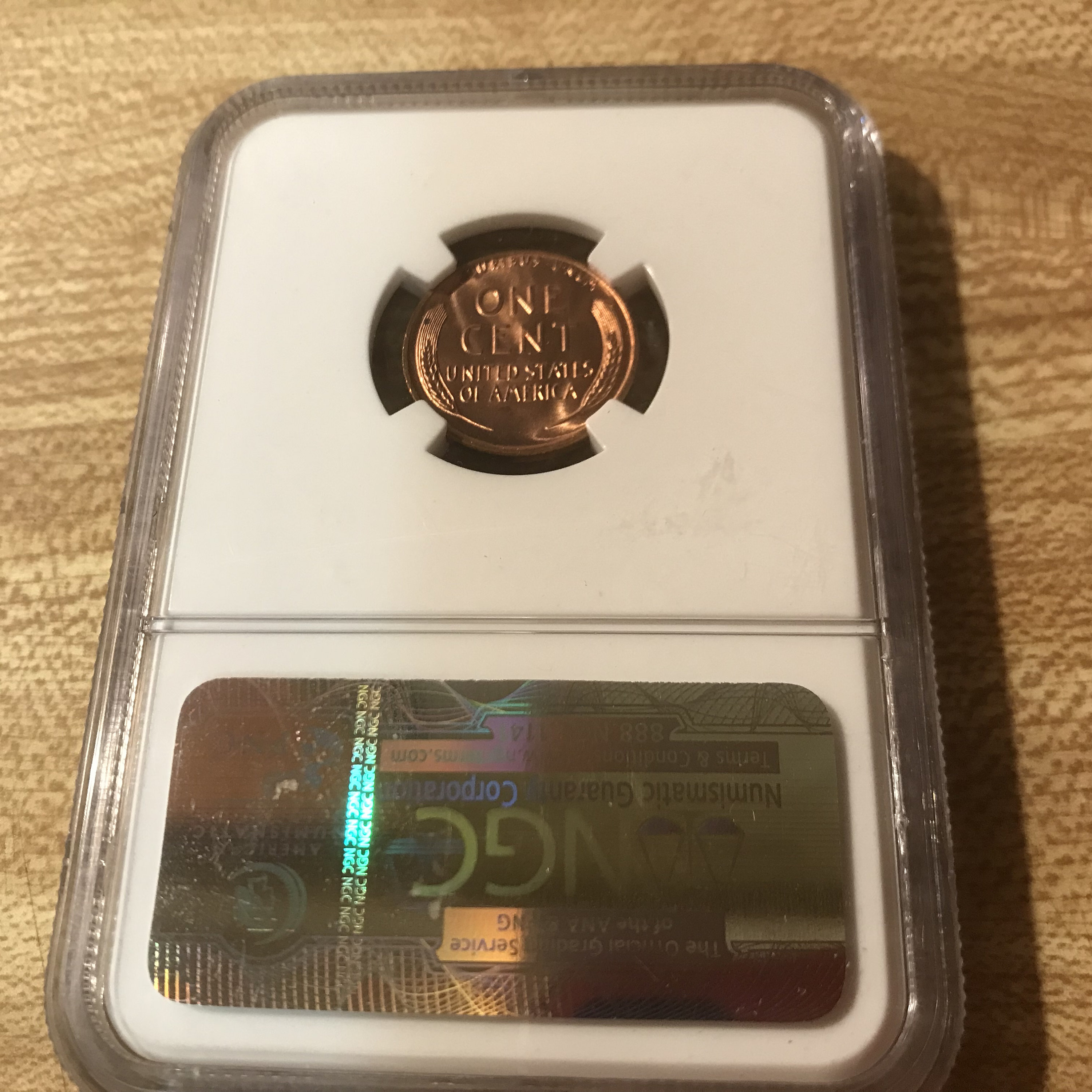 1944 P Lincoln Wheat WW2 Bronze Shell Casing Cent Penny Coin NGC MS66 ...