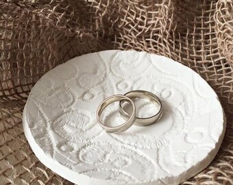 Wedding ring plate | Etsy