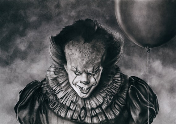 Pennywise Clip Art Black And White
