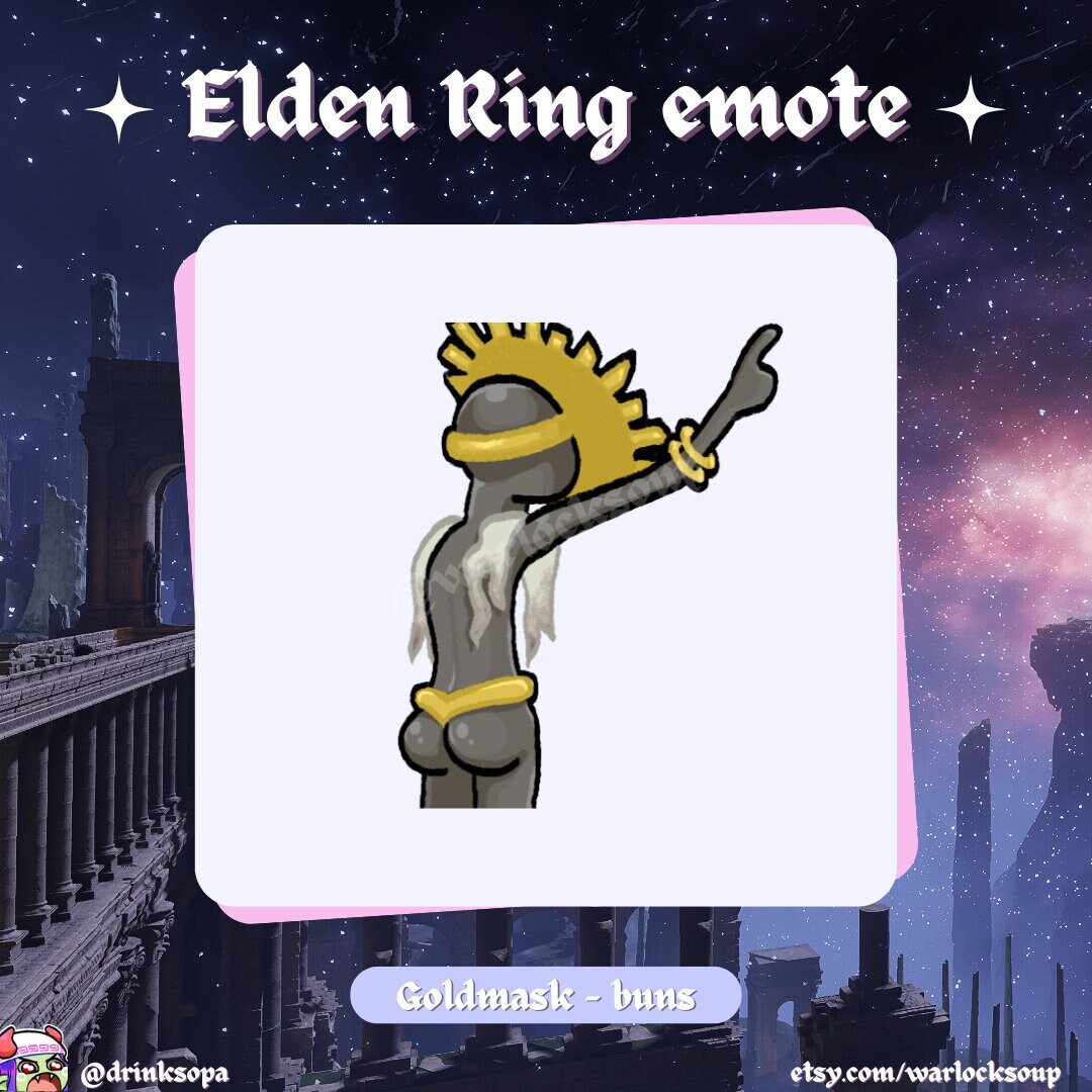 Elden Ring Goldmask Buns Twitch Discord Emote - Etsy UK