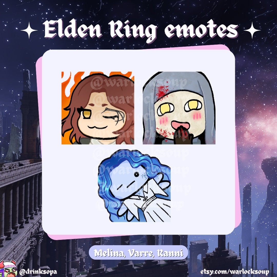 Elden Ring Twitch Discord Emote Pack - Etsy