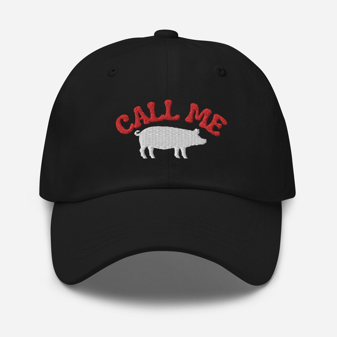 Arkansas Hogs Call Me Embroidered Hat - Etsy