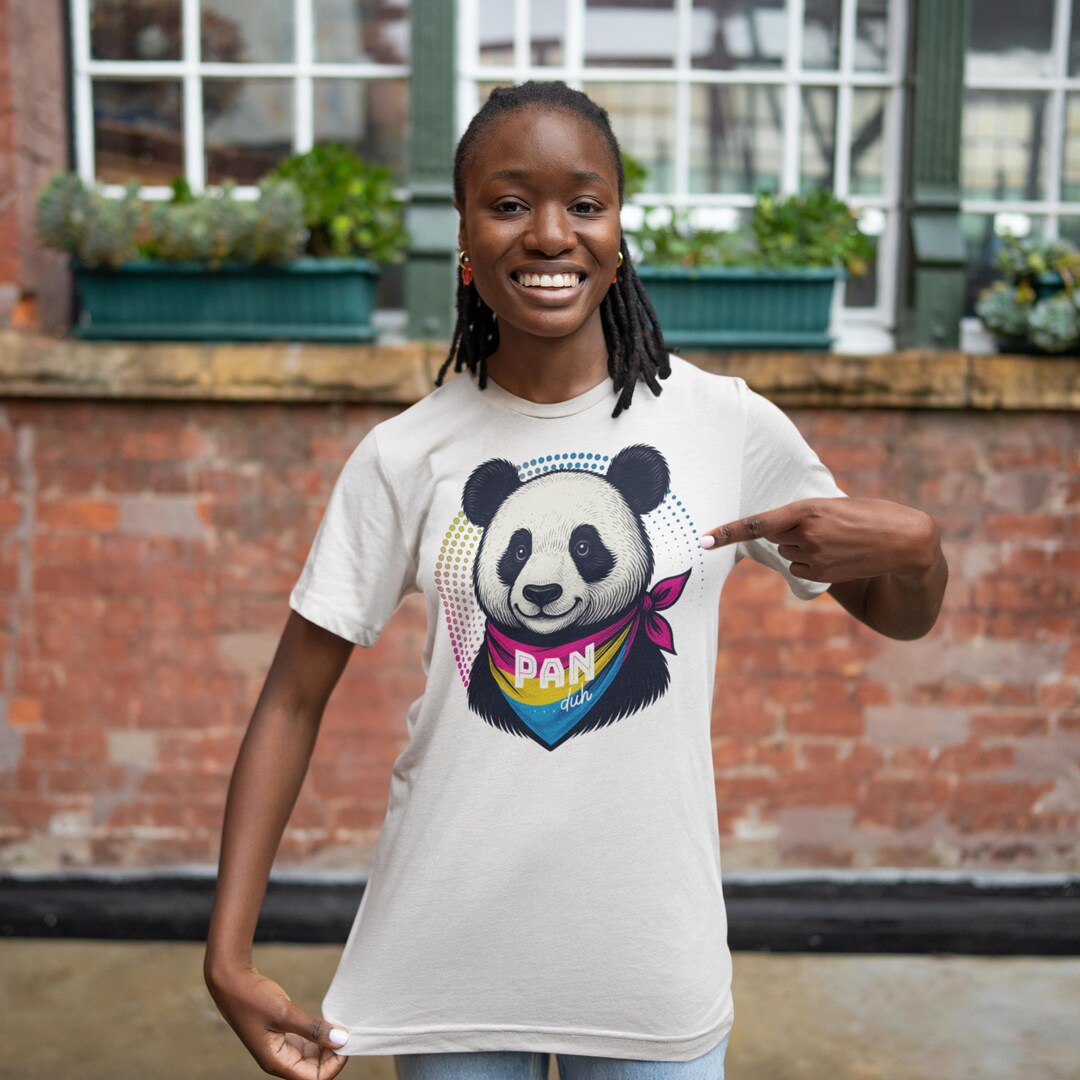 Pansexual Pride Panda Tee, Love is Love Shirt - Etsy