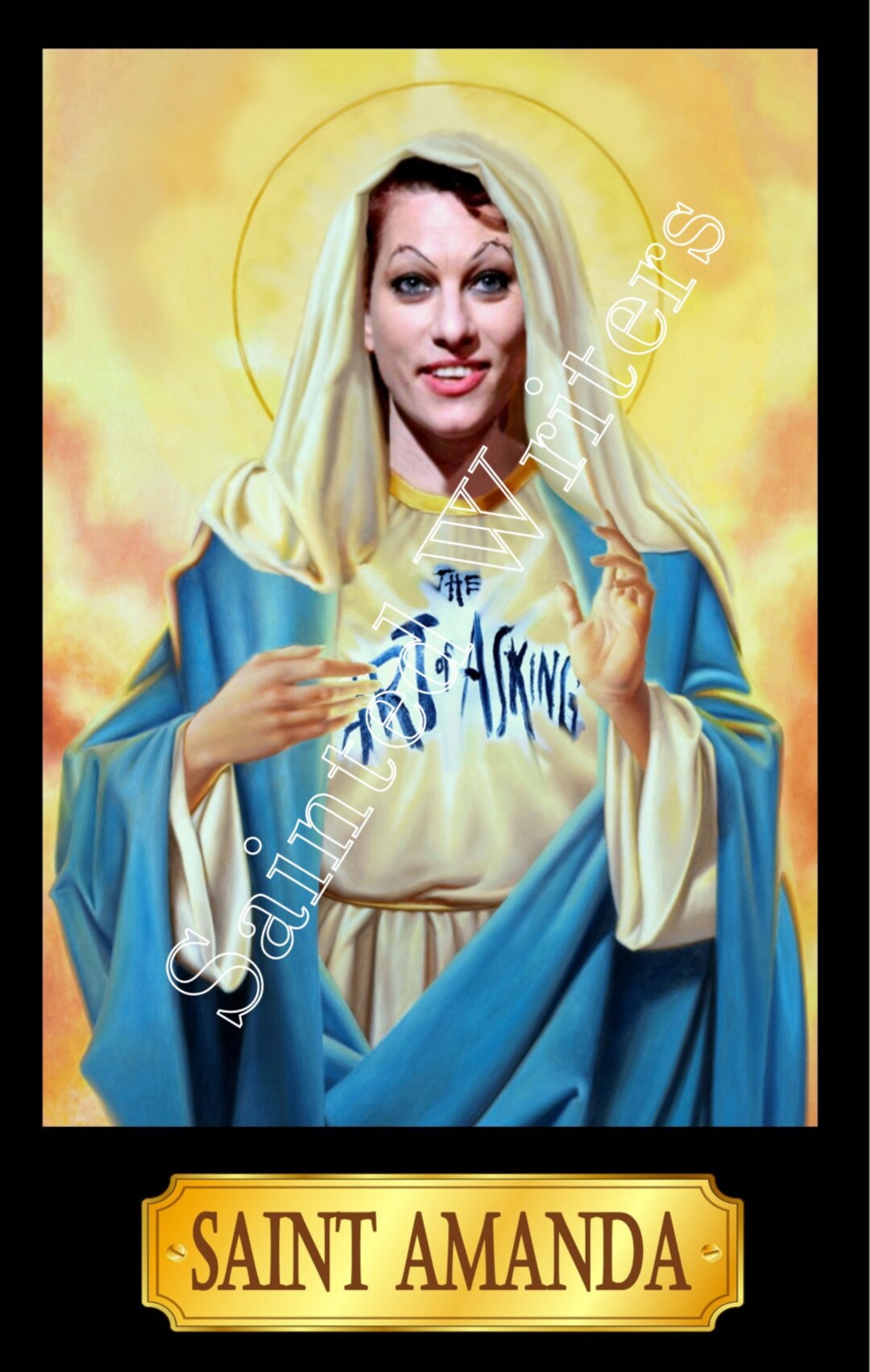 Amanda Palmer Sainted Writers Prayer Candle - Etsy