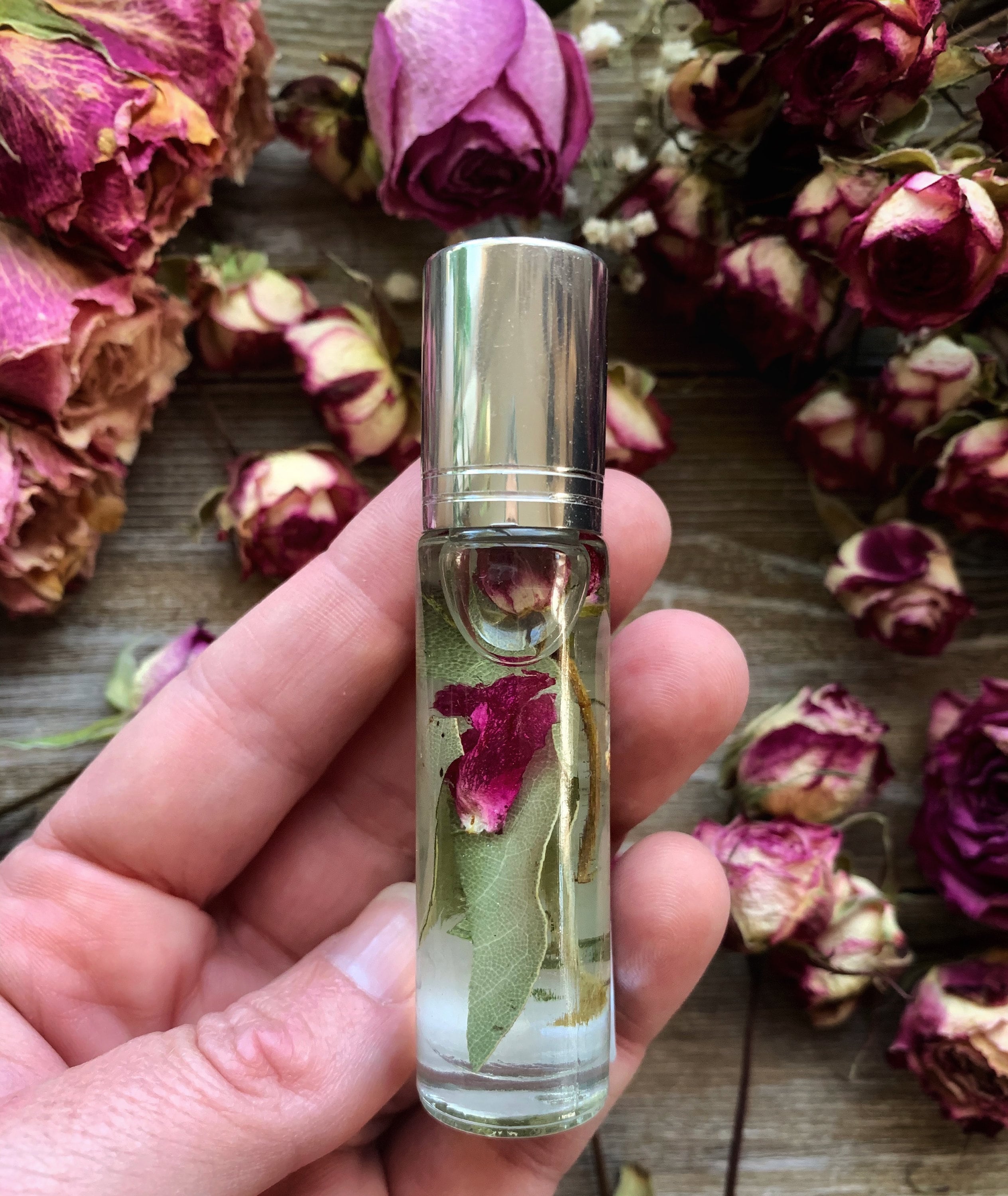 Ritual Crystal & Botanical Roll-on Fragrance Oil - Etsy