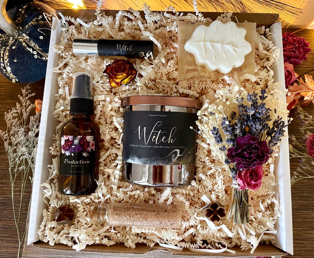 Witch Gift Box With Dried Floral Bundle, Fall Themed, Fall Vibes ...
