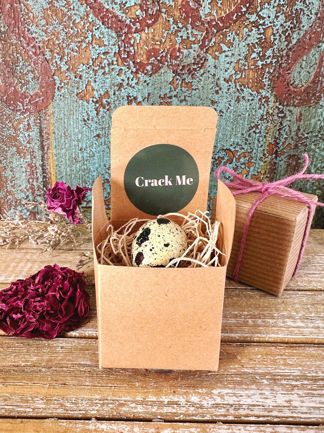 Halloween Card Custom Message Quail Egg Unique Party Favors ...