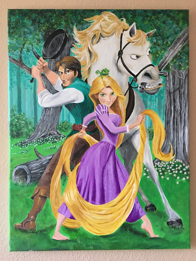 Frying Pans...who Knew....disney Tangled Rapunzel Flynn - Etsy