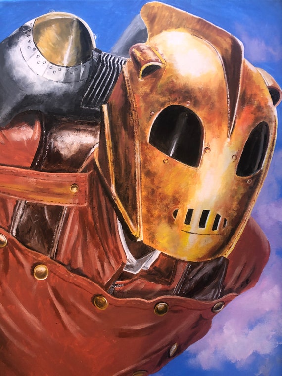 The Rocketeer....disney Superhero Adventure Sci-fi - Etsy
